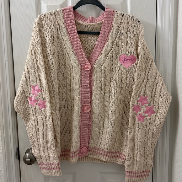 Taylor Swift | Sweaters | Taylor Swift Lover Cardigan Fan Made Pink ...